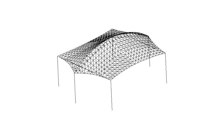 Standard Umbrella - Tensile Membrane Structure